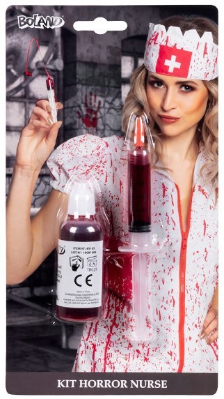 Buy Kit Horror Nurse (Syringe5ml & Bottle28ml) Online in Kuwait